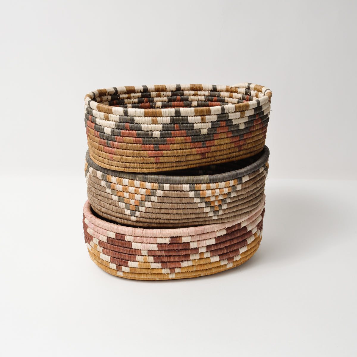 Small Zig Zag Bread Basket ~ Harmony Collection – Maadili Collective Small Zig Zag Bread Basket ~ Harmony Collection – Maadili Collective